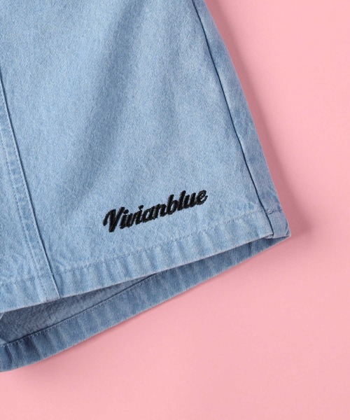 VIVIAN BLUE（ビビアンブルー）の「【VIVIAN BLUE】前ボタンスカパン（デニムスカート）」 - WEAR