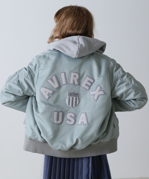 AVIREX（アヴィレックス）の「SIGNATURE LOGO MA-1/シグネチャーロゴMA-1（MA-1）」 - WEAR