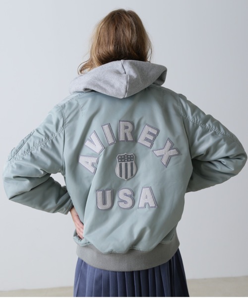 AVIREX（アヴィレックス）の「SIGNATURE LOGO MA-1/シグネチャーロゴMA-1（MA-1）」 - WEAR