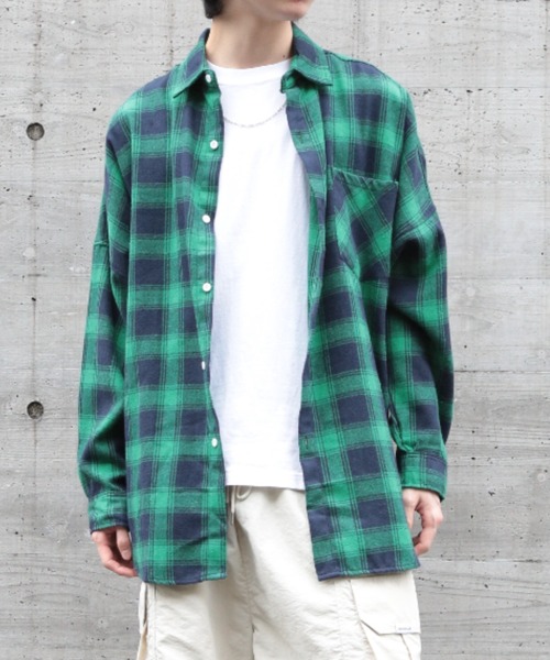 SETUP7（セットアップセブン）の「【SETUP7】3シーズンライトネルチェックシャツ オンブレチャックシャツ SCCH342（シャツ/ブラウス）」 - WEAR