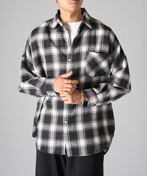 SETUP7（セットアップセブン）の「【SETUP7】3シーズンライトネルチェックシャツ オンブレチャックシャツ SCCH342（シャツ/ブラウス）」 - WEAR