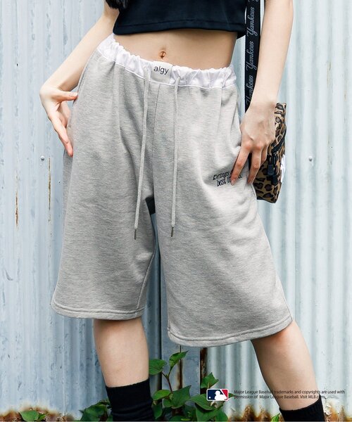 【セール】スウェットワイドハーフパンツ（スウェットパンツ）｜algy（アルジー）のファッション通販 - ZOZOTOWN