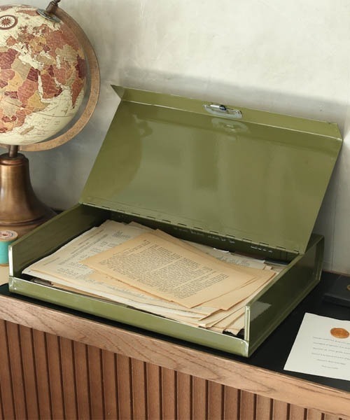 DULTON（ダルトン）の「DOCUMENT BOX/スチール 書類ボックス（収納グッズ）」 - WEAR