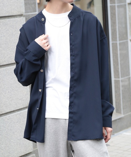 SETUP7（セットアップセブン）の「【SETUP7】バンドカラーライトジャケット SCCH342 ※（その他アウター）」 - WEAR