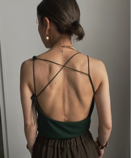 AMERI（アメリ）の「MEDI BACK OPEN CAMISOLE（キャミソール）」 - WEAR