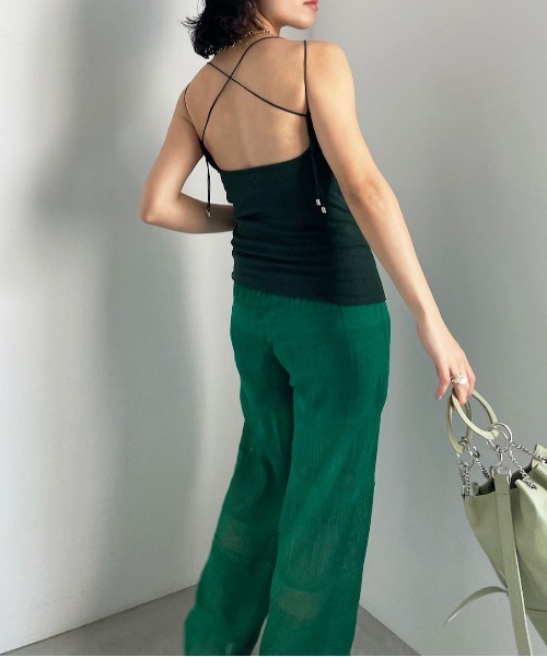 AMERI（アメリ）の「MEDI BACK OPEN CAMISOLE（キャミソール）」 - WEAR