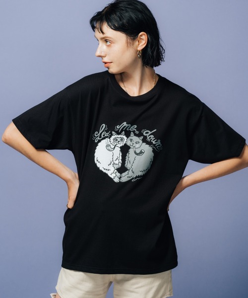 led.tokyo（レッドトウキョウ）の「【led.tokyo】led.tokyo × Chocomoo B&C CAT TEE（Tシャツ ...