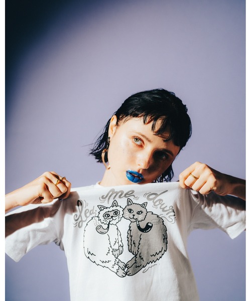 led.tokyo（レッドトウキョウ）の「【led.tokyo】led.tokyo × Chocomoo B&C CAT TEE（Tシャツ ...