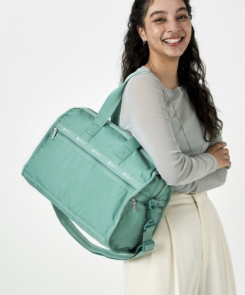 【セール】DELUXE MED WEEKENDER セージグリーン（ボストンバッグ）｜LeSportsac（レスポートサック）のファッション通販 - ZOZOTOWN