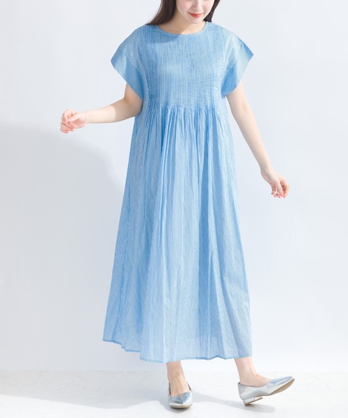 PICCIN（ピッチン）の「【WEB限定】ピンタックコットンボイルワンピース（ワンピース）」 - WEAR