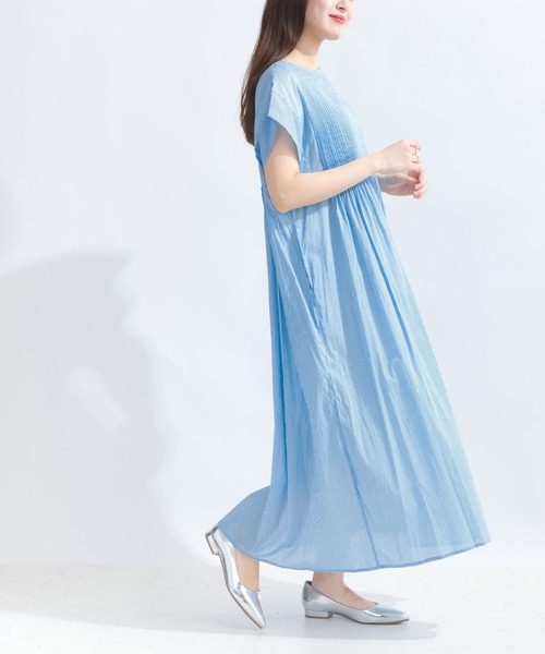 PICCIN（ピッチン）の「【WEB限定】ピンタックコットンボイルワンピース（ワンピース）」 - WEAR