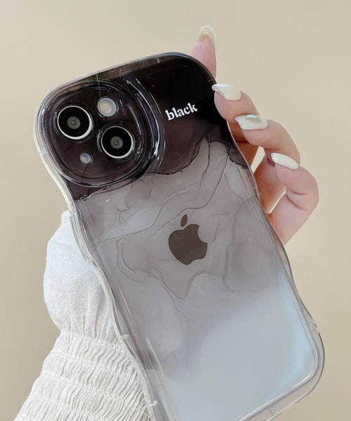 Burner（バーナー）の「【OKUOKU 0909】カラー インク グラデーション iPhoneケース/11.11pro.12.12pro ...