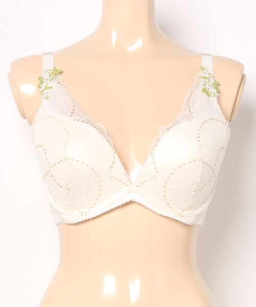 【セール】夢みるブラ(R) DeepV マイフラワー【B,C,Dカップ】AMST1455 WHU JX（ブラジャー）｜AMOSTYLE BY Triumph（アモスタイルバイトリンプ）の ...