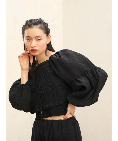 ESCAR（エスカー）の「 ESCAR 2way シアーギンガムプルオーバー（Tシャツ/カットソー）」 - WEAR