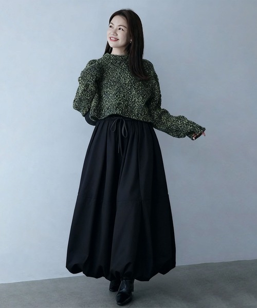 セール】バルーンスカート ロング丈（スカート）｜BLANC FICELLE