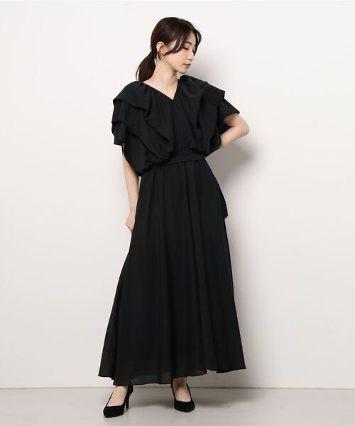 Masaco Teranishi（マサコテラニシ）の「Megumi Kanzaki×Masaco Teranishi Ranun (ラナン) ティアードフリルワンピース（ワンピース）」 - WEAR