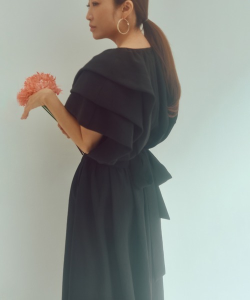 Masaco Teranishi（マサコテラニシ）の「Megumi Kanzaki×Masaco Teranishi Ranun (ラナン) ティアードフリルワンピース（ワンピース）」 - WEAR