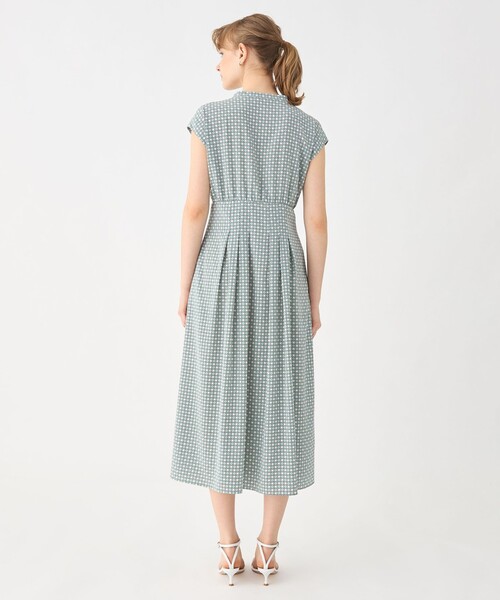 BALLSEY（ボールジィ）の「BBダイアゴナルプリント ウエストタックフレアワンピース（ワンピース）」 - WEAR