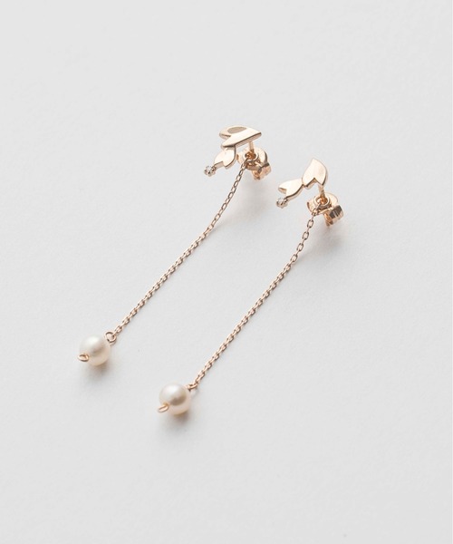 ete（エテ）の「 K10PG チェリーブロッサム ピアス（ピアス（両耳用））」 - WEAR