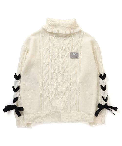 ALGY（アルジー）の「10th復刻 レースアップオフタートルニット（ニット/セーター）」 - WEAR