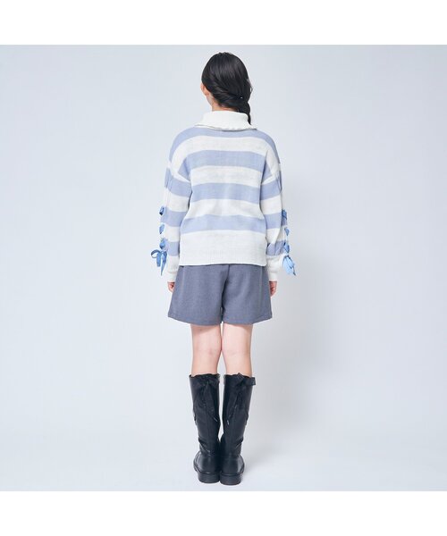 ALGY（アルジー）の「10th復刻 レースアップオフタートルニット（ニット/セーター）」 - WEAR