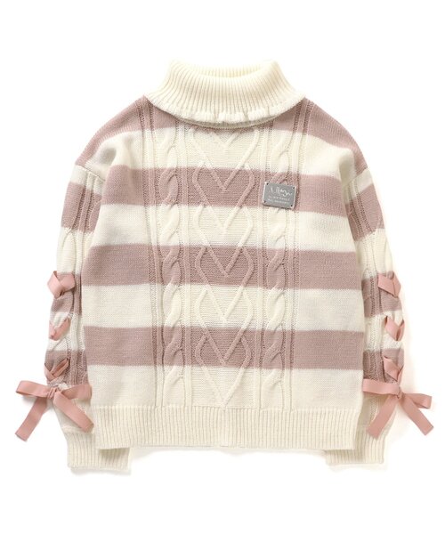 ALGY（アルジー）の「10th復刻 レースアップオフタートルニット（ニット/セーター）」 - WEAR