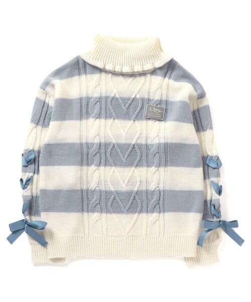 ALGY（アルジー）の「10th復刻 レースアップオフタートルニット（ニット/セーター）」 - WEAR