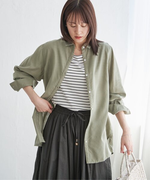 【雑誌 InRed 6月号掲載】【接触冷感／UVカット】コットンUSA裾ラウンドノースリプルオーバー（タンクトップ）｜ikka（イッカ）のファッション通販 - ZOZOTOWN