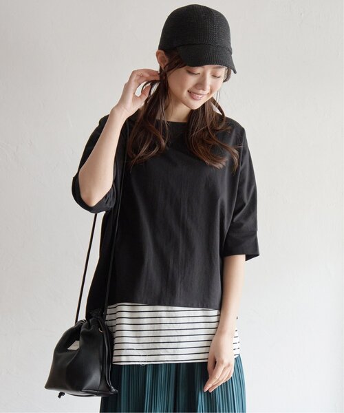 【雑誌 InRed 6月号掲載】【接触冷感／UVカット】コットンUSA裾ラウンドノースリプルオーバー（タンクトップ）｜ikka（イッカ）のファッション通販 - ZOZOTOWN