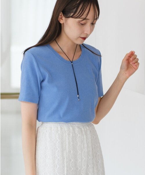 Kastane（カスタネ）の「【前後2WAY/4色展開】ピグメントリブTEE（Tシャツ/カットソー）」 - WEAR