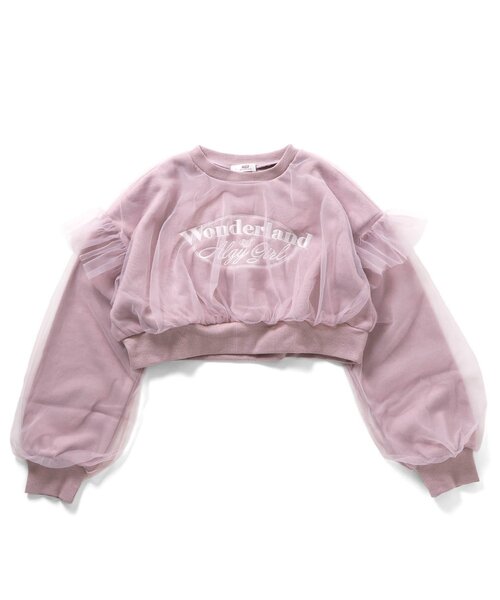 【セール】シアーレイヤードトレーナー（スウェット）｜ALGY（アルジー）のファッション通販 - ZOZOTOWN