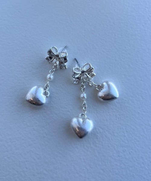 【セール】Heart Pearl Pierce-ハートパールピアス（ピアス（両耳用））｜LANTINAM（ランティナム）のファッション通販 ...