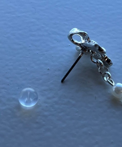 LANTINAM（ランティナム）の「Heart Pearl Pierce-ハートパールピアス（ピアス（両耳用））」 - WEAR