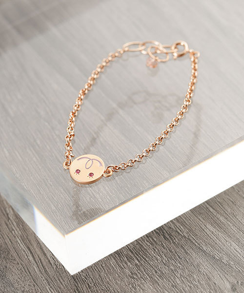 Quelle Chance（ケルシャンス）の「Quelle Chance/ピンクリボンチェーンタイプブレス（ブレスレット）」 - WEAR