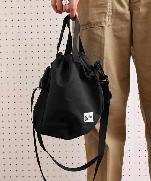 Drifter（ドリフター）の「【WEB限定】Drifter/ドリフター DRAWSTRING POUCH/ドローストリングポーチ（ショルダーバッグ）（ショルダーバッグ）」 - WEAR