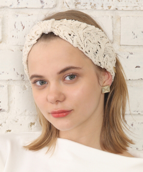 mystic（ミスティック）の「【Lara&Heart】レースヘアバンド（ヘアバンド）」 - WEAR