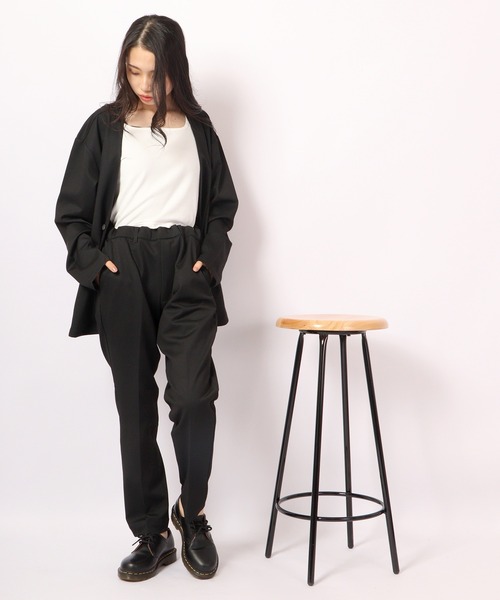 ROOT THREE（ルートスリー）の「ROOT THREE ストレッチ MVS ニット ノーカラージャケット（ノーカラージャケット）」 - WEAR