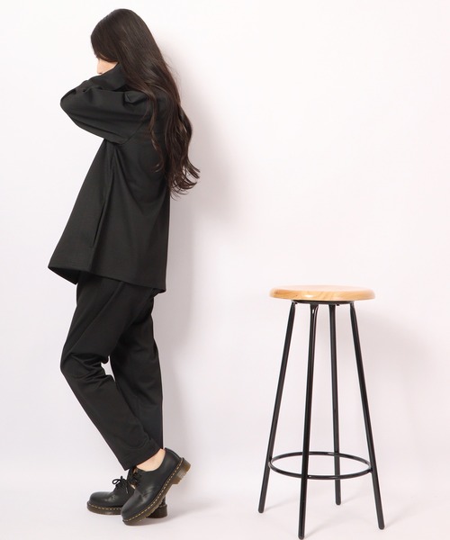 ROOT THREE（ルートスリー）の「ROOT THREE ストレッチ MVS ニット ノーカラージャケット（ノーカラージャケット）」 - WEAR