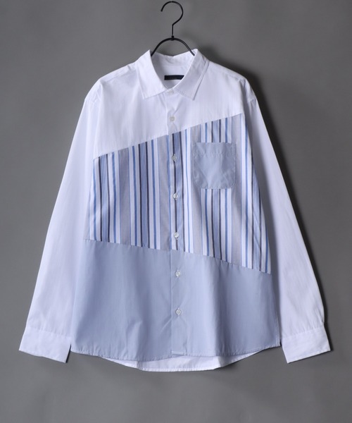 SITRY（シトリー）の「broadcloth multiple switching stripe shirt/ブロード 3段切り替え ...