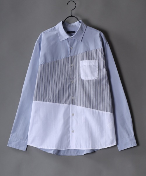 SITRY（シトリー）の「broadcloth multiple switching stripe shirt/ブロード 3段切り替え ...