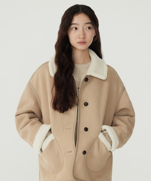 WOMAN REVERSIBLE SHEARING JACKET（ブルゾン）｜COVERNAT（カバーナット）のファッション通販 - ZOZOTOWN