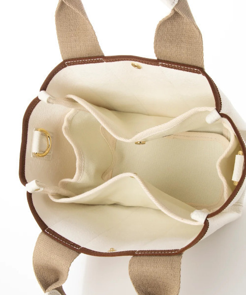 cache cache（カシュ カシュ）の「カシュカシュ cachecache / ショルダー付き2wayテープトートバッグS（トートバッグ）」 - WEAR