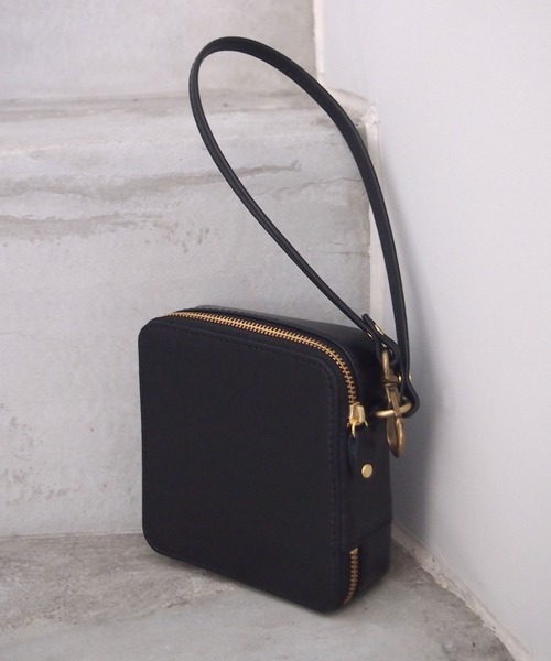 TIDEWAY（タイドウェイ）の「Ag+LEATHER BLACK&WHITE 抗菌 MULTI POUCH（ポーチ）」 - WEAR
