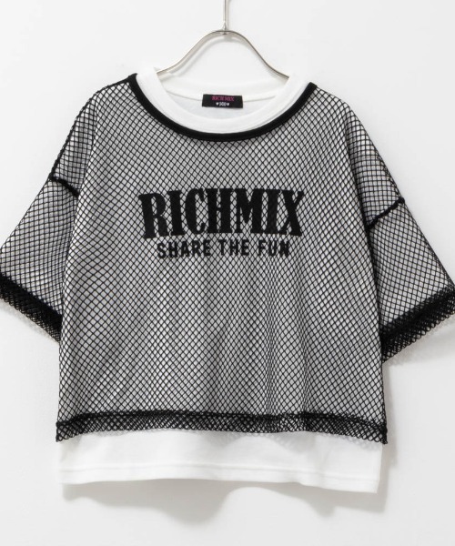 RICH MIX（リッチミックス）の「RICH MIX リッチミックス メッシュT＋ロゴ入りインナーSET アンサンブル（アンサンブル ...