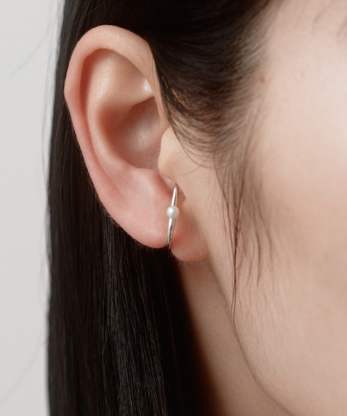 【novice】Pearl Drop Hang Ear Cuff[Silver925]（イヤーカフ）｜novice（ノーヴィス）のファッション通販 - ZOZOTOWN