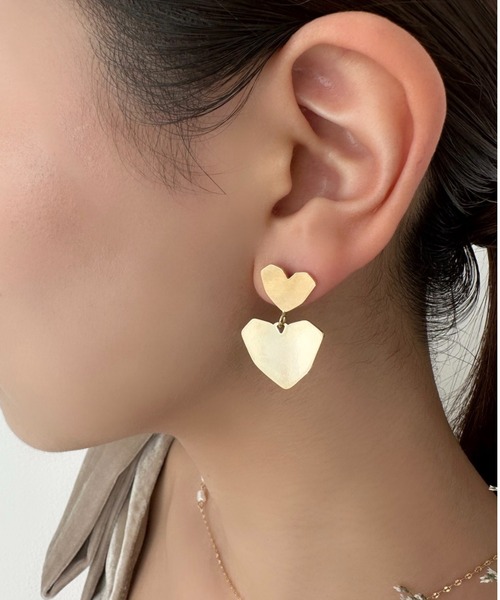 【セール】double heart pierce (両耳用)（ピアス（両耳用））｜ciite'（シーテ）のファッション通販 - ZOZOTOWN