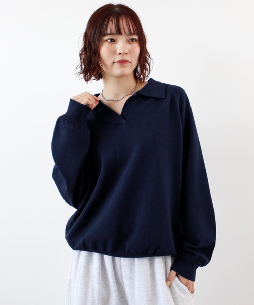 ABYS（アビス）の「《26SS 新作》スキッパーポロニットプルオーバー（ニット/セーター）」 - WEAR