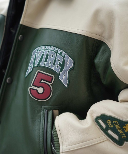 AVIREX（アヴィレックス）の「STADIUM JACKET WILD BEARS / スタジアム ジャケット ワイルド ベアーズ / AVIREX / アヴィレックス（スタジャン）」 - WEAR