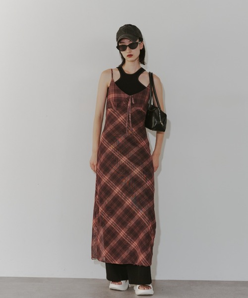 チェックキャミワンピ―ス（ワンピース）｜duei（デュイ）のファッション通販 - ZOZOTOWN