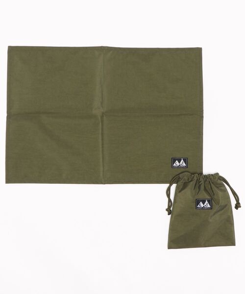 stample（スタンプル）の「ウォッシュドナイロン巾着S1P＋ランチマット1P（ランチョンマット/テーブルウェア）」 - WEAR